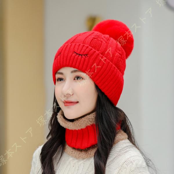 【発売日：2022年08月29日】とってもフワフワで肌触りが良く寒い冬のトレンドのマルチカラーケーブル編みニット帽！お洒落女子必須のアイテムです♪●商品詳細【サイズ】フリーサイズ【柔軟度】柔らかい【2点セット】（帽子*1＋ネックウォーマー*...