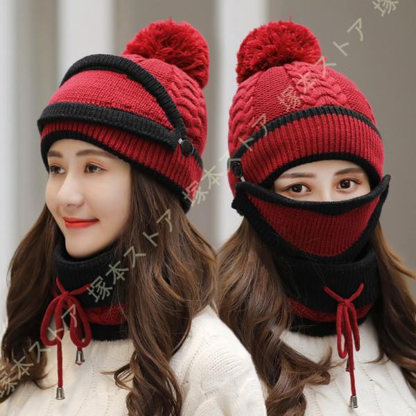 【発売日：2022年08月15日】とってもフワフワで肌触りが良く寒い冬のトレンドのマルチカラーケーブル編みニット帽！お洒落女子必須のアイテムです♪●商品詳細【サイズ】フリーサイズ 【セット内容】3点セット（001~006）（帽子*1＋ネック...