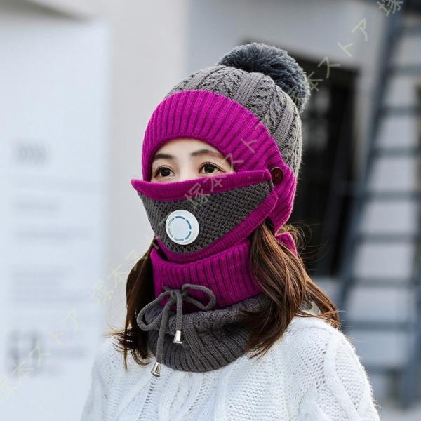 【発売日：2022年08月15日】とってもフワフワで肌触りが良く寒い冬のトレンドのマルチカラーケーブル編みニット帽！お洒落女子必須のアイテムです♪●商品詳細【サイズ】フリーサイズ【柔軟度】柔らかい【3点セット】（帽子*1＋ネックウォーマー*...