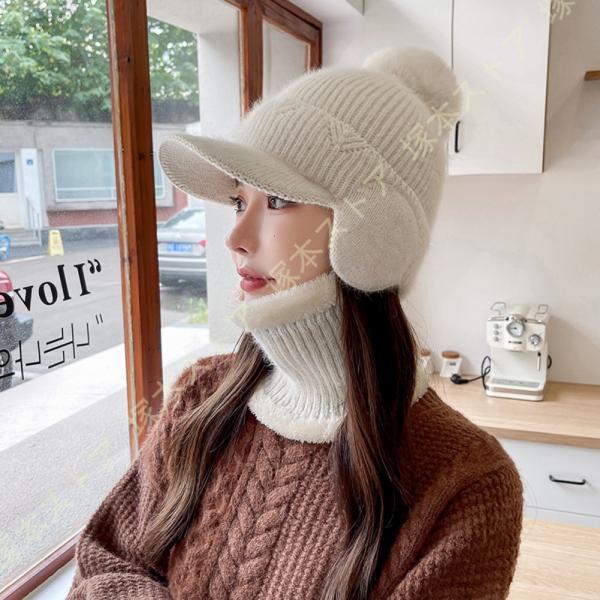 【発売日：2022年09月13日】とってもフワフワで肌触りが良く寒い冬のトレンドのマルチカラーケーブル編みニット帽！お洒落女子必須のアイテムです♪●商品詳細【サイズ】フリーサイズ【柔軟度】柔らかい【2点セット】（帽子*1＋ネックウォーマー ...