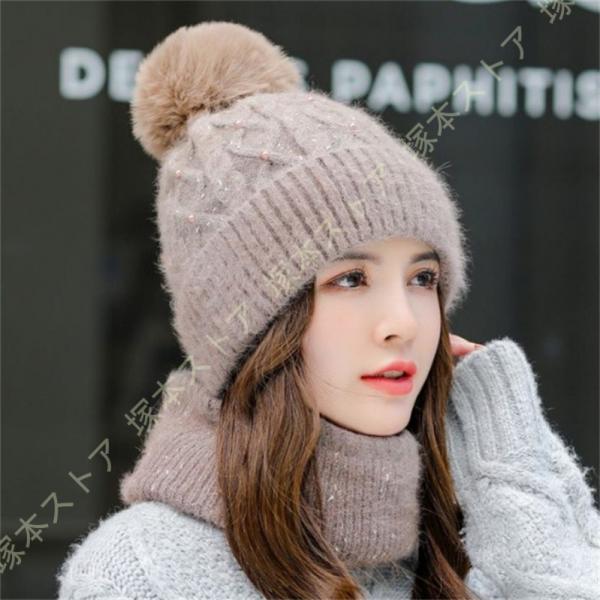 【発売日：2022年09月07日】とってもフワフワで肌触りが良く寒い冬のトレンドのマルチカラーケーブル編みニット帽！お洒落女子必須のアイテムです♪●商品詳細【サイズ】フリーサイズ【柔軟度】柔らかい【2点セット】（帽子*1＋ネックウォーマー ...