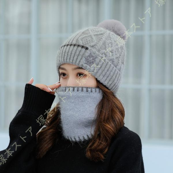 【発売日：2022年09月07日】とってもフワフワで肌触りが良く寒い冬のトレンドのマルチカラーケーブル編みニット帽！お洒落女子必須のアイテムです♪●商品詳細【サイズ】フリーサイズ【柔軟度】柔らかい【2点セット】（帽子*1＋ネックウォーマー ...