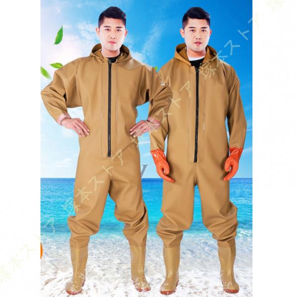 【発売日：2022年12月28日】【素材】PVC?【適用場所】海・川・池・湖などあらゆるフィールドで活躍するハイチェストウェーダーです。腰まで防水なので工場作業・漁業作業・農作業・水産業にもおすすめ。【防水デザイン】素材は厚手のPVCで傷つ...