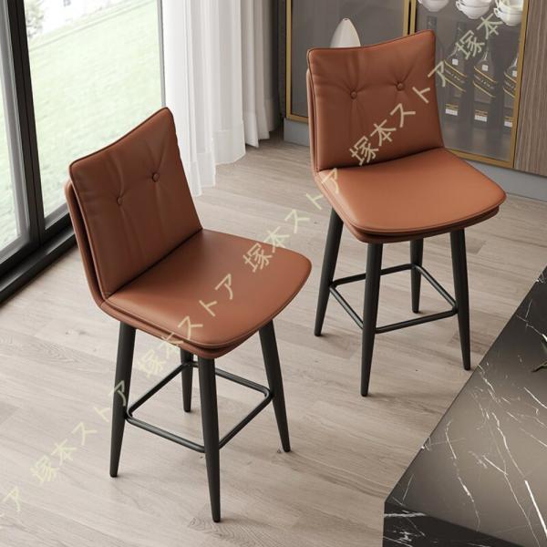 【発売日：2025年06月04日】カウンターチェア  椅子 ダイニングチェア 背もたれ 足置き付き バーチェア 喫茶店 居酒屋 スツール ダイニング キッチン 『チェア単品』 ●組立品（※お客様の方で組み立てが必要となります）回転式の背もた...