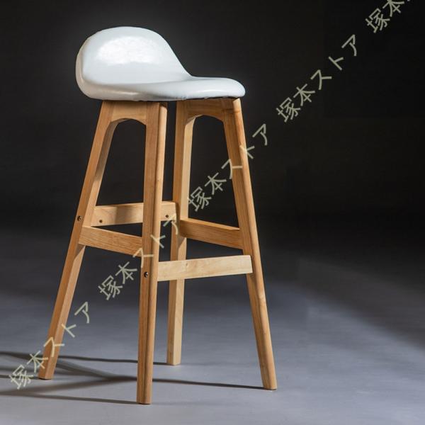 【発売日：2025年06月23日】カウンターチェア 天然木 椅子 ダイニングチェア 背もたれ 足置き付き バーチェア 喫茶店 居酒屋 スツール ダイニング キッチン 『チェア単品』 ●組立品（※お客様の方で組み立てが必要となります）■自宅の...