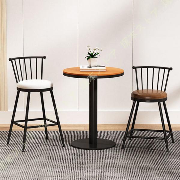 【発売日：2025年09月16日】カウンターチェア 椅子 スチール ダイニングチェア 背もたれ 足置き付き バーチェア 喫茶店 居酒屋 スツール ダイニング キッチン 『チェア単品』 ●組立品（※お客様の方で組み立てが必要となります）■PU...