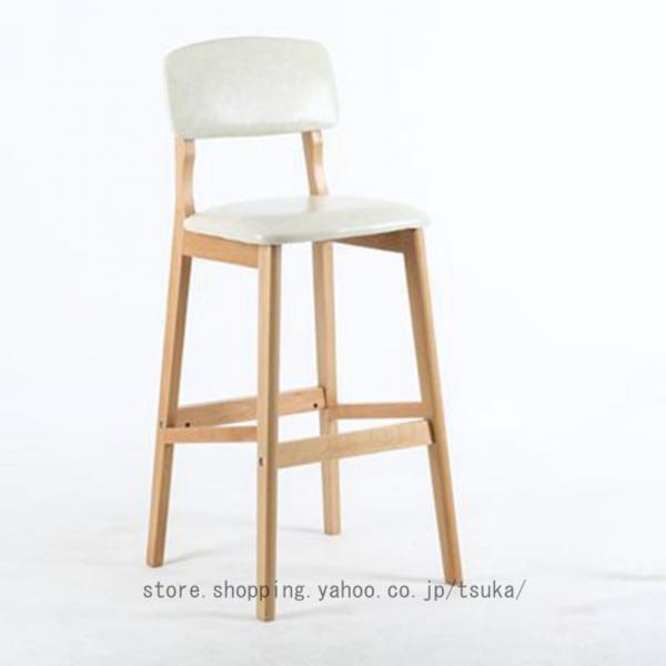 【発売日：2025年05月20日】カウンターチェア 天然木 椅子 ダイニングチェア 背もたれ 足置き付き バーチェア 喫茶店 居酒屋 スツール ダイニング キッチン 『チェア単品』 ●組立品（※お客様の方で組み立てが必要となります）■自宅の...