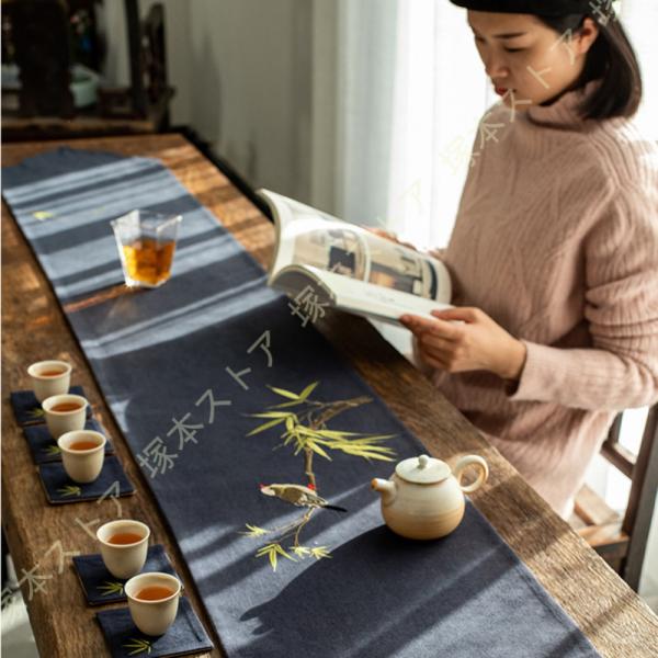 【発売日：2023年10月07日】【材質】：綿麻製 【サイズ（CM）】：30*100 30*150 30*200 30*250 30*300　★テーブルの中央にさらりと敷きこむだけで、ぐっとお洒落な雰囲気を作り出してくれるテーブルランナー。...