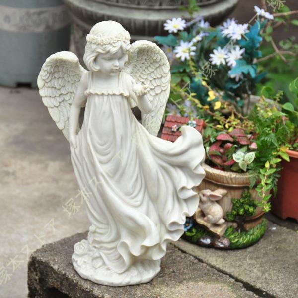 【発売日：2025年06月09日】かわいい 天使 大きい 置物 レジン 北欧 ガーデニング 飾り物 庭 ガーデン 玄関 卓 おしゃれ オブジェ インテリア 雑貨商品の仕様・素　材：樹脂・レジン・サイズ：商品の詳しいサイズについて、写真でご覧...