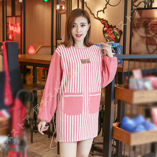 【発売日：2023年04月14日】弊店はどんな場面でも使えるシンプルなデザインで、シワになりにくいエプロンを販売しています。素材：コットン 綿サイズについて：【F】身丈：約85cm人気のポイント★ 特別に撥水加工された生地で全面的に保護され...