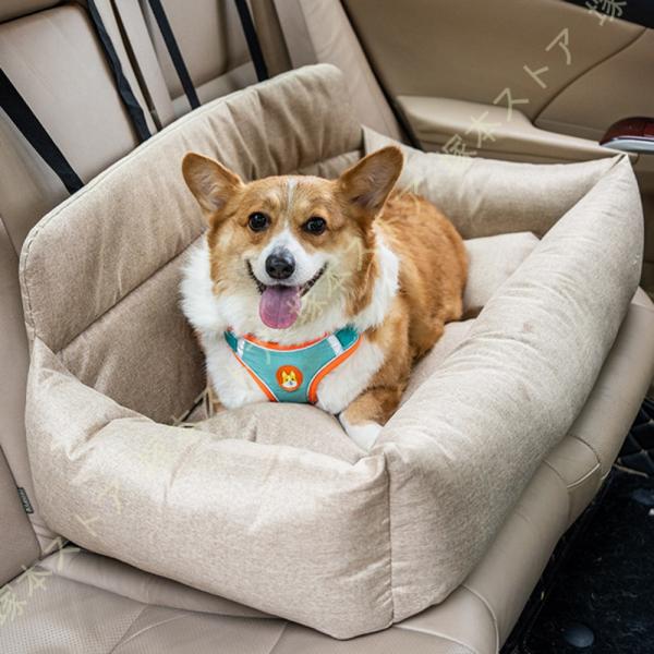 【発売日：2026年02月09日】【一緒にドライブ♪ドライブベッド】★「ふわふわ」本体は中綿たっぷでふかふか、耐久性があり、形が崩れにくい!底部に施した滑り止めで座席の上でもしっかり止めます!★「快適なドライブ体験」クッションはふわふわで柔...