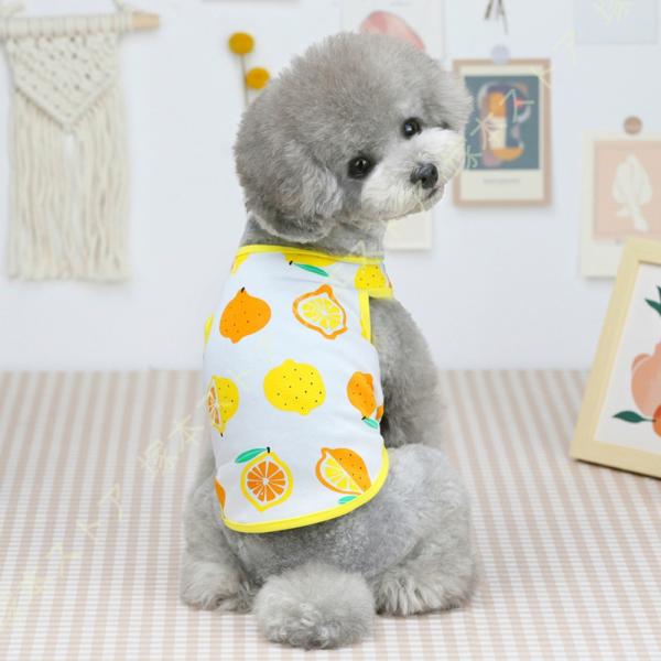 【発売日：2023年03月30日】犬服 犬の服 春夏用 夏用 薄手 可愛い 袖なし キャミソール ペットウェア ドッグウェア 犬 服 猫服 犬用 猫用 お出掛け おしゃれ インスタ映え☆柔らかくて、快適で通気性あって、ペットを日光から保護し...