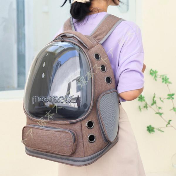 【発売日：2026年01月08日】ペットキャリーバッグこんなにおしゃれに、そして便利に使えます■商品紹介☆【透明】リュックは透明!だから中のペットが見えてすごくかわいい!さらに透明のメリットは、飼い主もペットもお互いが見られること!ペットの...