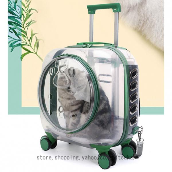 【発売日：2025年01月02日】ペットキャリー キャスター付き便利な2WAYシーンに合わせて使い分けができる、便利な2WAY。☆キャリーバッグ☆キャリーカート広々空間お座りしても窮屈さを感じさせない、広々空間中の様子がよくわかるお互いの顔...