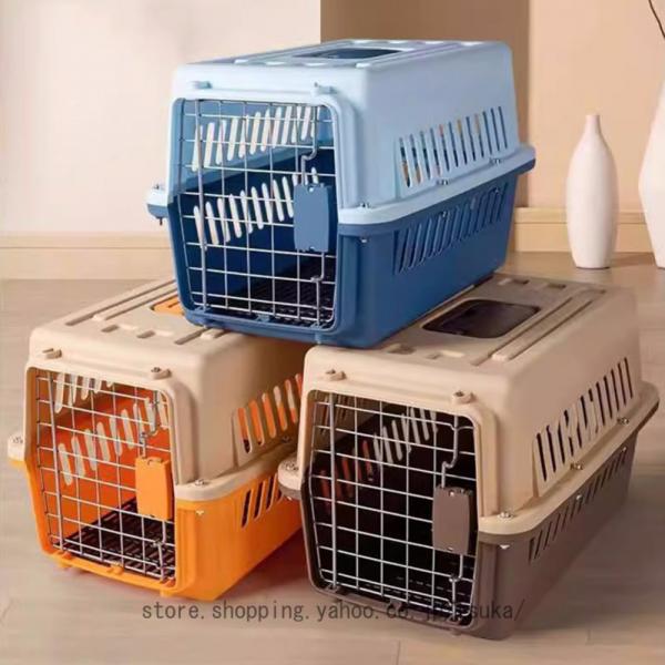 【発売日：2024年12月30日】ペットキャリー 小型犬★超小型犬・小型犬・猫サイズ★中がよく見え、通気性にも優れています。★プラスチック製なので丈夫で軽量！★車や電車などのお出かけには是非、頑丈なハードキャリーをご利用ください。★丈夫に出...