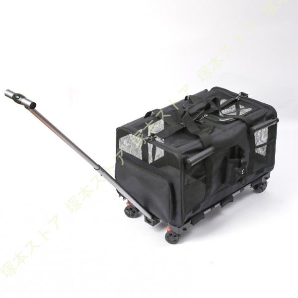 【発売日：2025年03月07日】ペットキャリー キャスター付き◇新幹線の中ではペットキャリーカートを横にして膝の上に置いて、ベッドのようにペットに快適な空間を提供することができます。◇猫カートは災害などの緊急時から、病院、旅行、お散歩、ア...