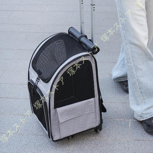 【発売日：2025年03月07日】ペットキャリー キャスター付き◇新幹線の中ではペットキャリーカートを横にして膝の上に置いて、ベッドのようにペットに快適な空間を提供することができます。◇猫カートは災害などの緊急時から、病院、旅行、お散歩、ア...