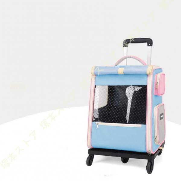 【発売日：2025年03月07日】ペットキャリー キャスター付き◇新幹線の中ではペットキャリーカートを横にして膝の上に置いて、ベッドのようにペットに快適な空間を提供することができます。◇猫カートは災害などの緊急時から、病院、旅行、お散歩、ア...