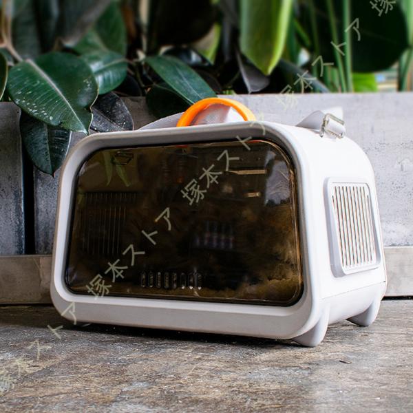 【発売日：2023年03月13日】ペットキャリーバッグ 猫キャリー 犬猫兼用 宇宙船カプセル型 犬リュックサック 旅行ペットバッグ 透明 顔出し 通気性 大容量 耐久性 安全性  ◆サイズ：44*29*34CM（推奨体重7.5kg以下）◆推...