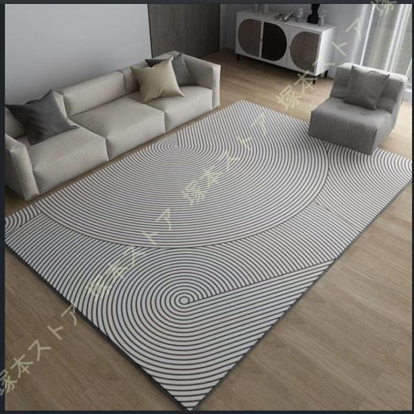 【発売日：2023年06月15日】弊社は、お客様の夢見ていた快適な生活を実現しようと努力しています。お部屋に快適な大きさのカーペットを選びましょう。★オシャレありのシンプル幾何学柄デザイン★柔らかい肌触り生地♪丈夫で長持ち★丸洗いOK、お手...