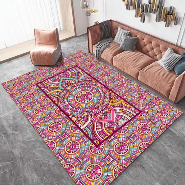 【発売日：2024年03月20日】当店大人気のペルシャ柄ラグシリーズ。 モロッカンスタイルを彷彿とさせる、ヴィンテージ調のデザインはお部屋を今ドキな空間にしてくれる大人気ラグ。ナチュラルインテリアに合わせるだけで、トレンド感のあるお部屋が完...