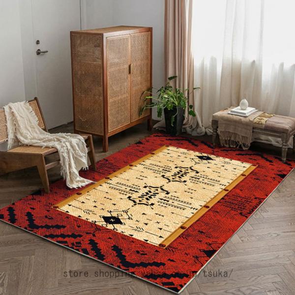 【発売日：2024年03月14日】当店大人気のペルシャ柄ラグシリーズ。 モロッカンスタイルを彷彿とさせる、ヴィンテージ調のデザインはお部屋を今ドキな空間にしてくれる大人気ラグ。ナチュラルインテリアに合わせるだけで、トレンド感のあるお部屋が完...