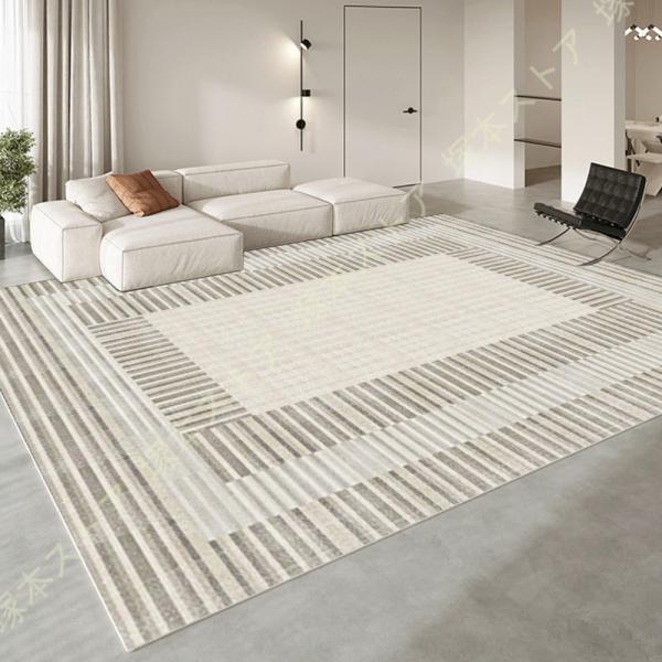 【発売日：2026年02月26日】☆厚み：☆約6mm    弊社は、お客様の夢見ていた快適な生活を実現しようと努力しています!お部屋に快適な大きさのカーペットを選びましょう!★オシャレありのシンプル幾何学柄デザイン★柔らかい肌触り生地♪丈夫...