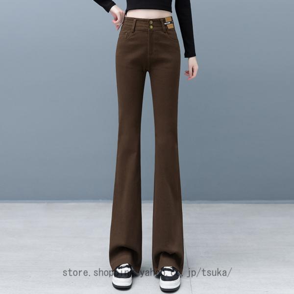 【発売日：2025年01月13日】Item Detail■ 品質／綿● ボタン・ファスナーありPoint01美シルエットでスタイルアップ脚のラインを綺麗に出してくれるほどよい広がりのフレアパンツ。シンプルな細身のシルエットで脚長効果も◎Po...