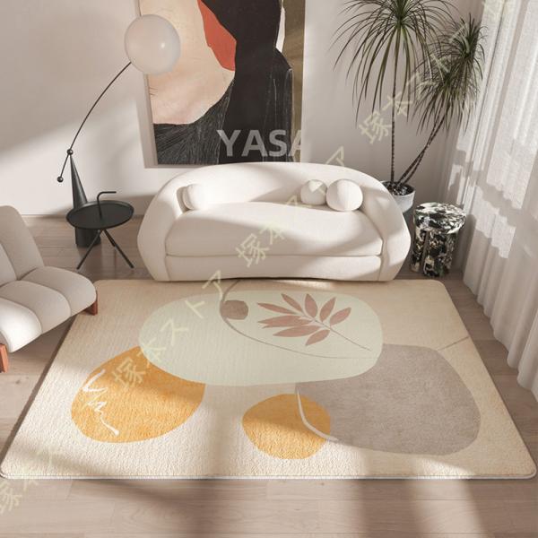 【発売日：2023年03月15日】[組成]：ポリエステル100%（プリント柄です）　 　 　            シンプルなデザインは、お部屋の雰囲気をがらりと変えます！ 洋室はモダン、和室に敷いてもモダンな印象に早変わり♪　　 お部屋に...