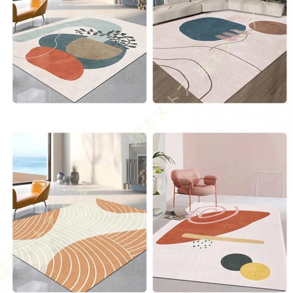 【発売日：2023年03月10日】[組成]：ポリエステル100%（プリント柄です）　 　 　            [厚さ]:約6mm   　  シンプルなデザインは、お部屋の雰囲気をがらりと変えます！ 洋室はモダン、和室に敷いてもモダンな...