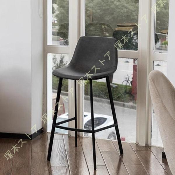 【発売日：2025年09月11日】【商品仕様】商品名: カウンターチェア材質：座面：puレザー、スポンジ脚：金属サイズ：幅×奥行×高さ：44*41.5*94cm、47*45*104cm（ご注意：実寸サイズを測っているため多少誤差がでる場合が...