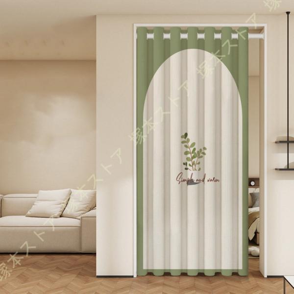 【発売日：2025年11月06日】商品説明素材：ポリエステルセット内容：のれん*1   突っ張り棒*1【素材】綿製で通気性がよく、色が褪せることはない、丈夫で長持ちできます!【目隠し】暖簾は紫外線と日光を遮断するとともにプライバシーをきちん...