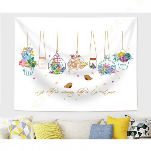 【発売日：2025年08月04日】タペストリー おしゃれ 北欧 インテリア雑貨 インテリア 雑貨 壁掛け 絵 布 大判【商品仕様】材質：ポリエステル寸法：200*148cm、148*130cmカラー：映像ショーとして【説明】●飾り付けるだけ...