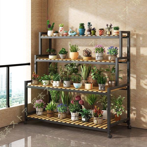 【発売日：2025年04月15日】【商品仕様】商品名: フラワースタンド材質：炭素鋼、バンブーサイズ: 約幅80/100/120×奥行き40×高さ100/120cm（スタッフ採寸のため、若干の誤差が生じる場合がございます）雰囲気のある素敵な...