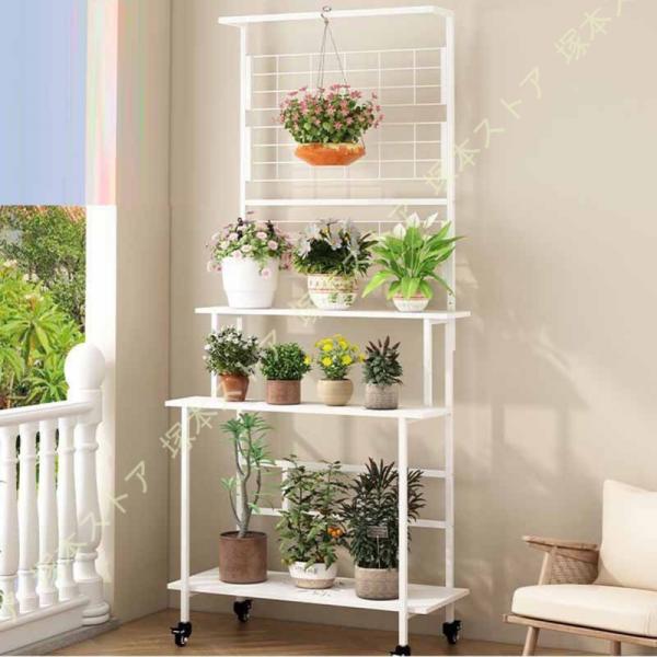 【発売日：2025年08月05日】【サイズ】長さ×幅×高さ：70×44.4×190~203cm 90×44.4×190~203cm 110×44.4×190~203cm【調節可能な垂直ガーデンソリューション】この3段の金属製プラントスタンド...