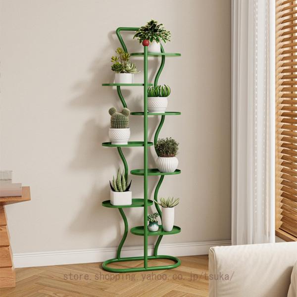 【発売日：2025年08月11日】【商品詳細】サイズ：長さ×幅×高さ：56*23*136cm（スタッフ採寸のため、若干の誤差が生じる場合がございます）【材質&amp;デザイン】ガーデンラック全体が防錆塗装鉄パイプのデザインになっています!鉄...