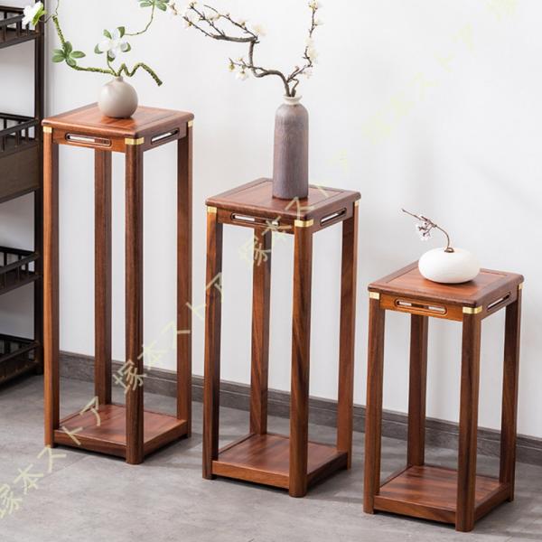 【発売日：2025年08月29日】【商品詳細】サイズ：長さ×幅×高さ：S=30*30*60cm M=30*30*75cm L=30*30*90cm【材質】製品は100％天然の木製です!日常中、植物ホルダーはあなたや家族と自然の植物と近づける...