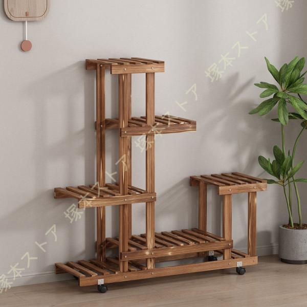 【発売日：2025年12月06日】【サイズ】長さ×幅×高さ：S=70*20*71cm L=101*24*101cm（スタッフ採寸のため、若干の誤差が生じる場合がございます）【高い品質の木素材】フラワースタンドは高い品質の天然木製です!厚みの...