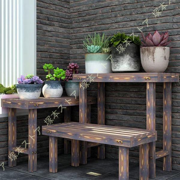 【発売日：2025年09月26日】【高い品質の木素材】フラワースタンドは高い品質の天然木製です!厚みのある素材、頑丈で耐久性がある!防水性、防湿性、耐腐食性，長期間の使用が可能!屋内外での使用に適している!【軽くて通気性が良い】通気性がよく...