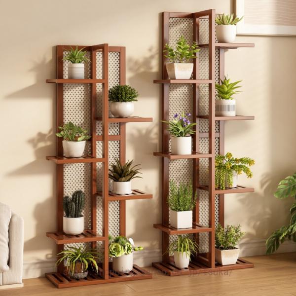 【発売日：2025年09月12日】【サイズ】長さ×幅×高さ：A=5段：40×22×103cm B=6段：40×22×125cm C=7段：40×22×145cm（スタッフ採寸のため、若干の誤差が生じる場合がございます） 【天然竹】フラワース...