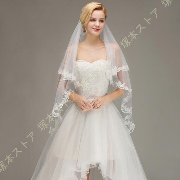 【発売日：2025年09月11日】☆ ベールは花嫁の顔に1番近いものですから、ゲストの注目も集まりますよね!☆  櫛を通して髪に取り付けるタイプので、着脱は簡単です!柔らかいチュール、しなやかで軽い、肌触りがとても良いブライダルベール!☆ ...