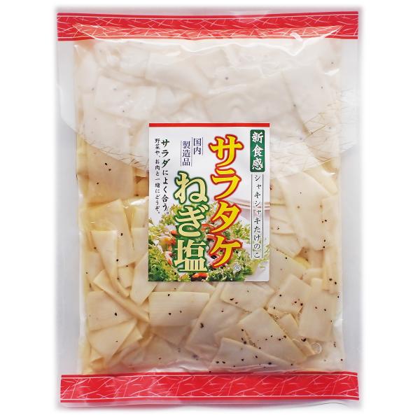 程よい塩加減とねぎの旨みがおいしいタケノコにピリッと黒胡椒を効かせました。メンマと同じ麻竹（マチク）を使用し歯ごたえとその旨みは後引く美味しさです。〇名称：惣菜〇保存方法：常温〇内容量：270ｇ〇原材料：塩蔵たけのこ（たけのこ）、砂糖、植物...