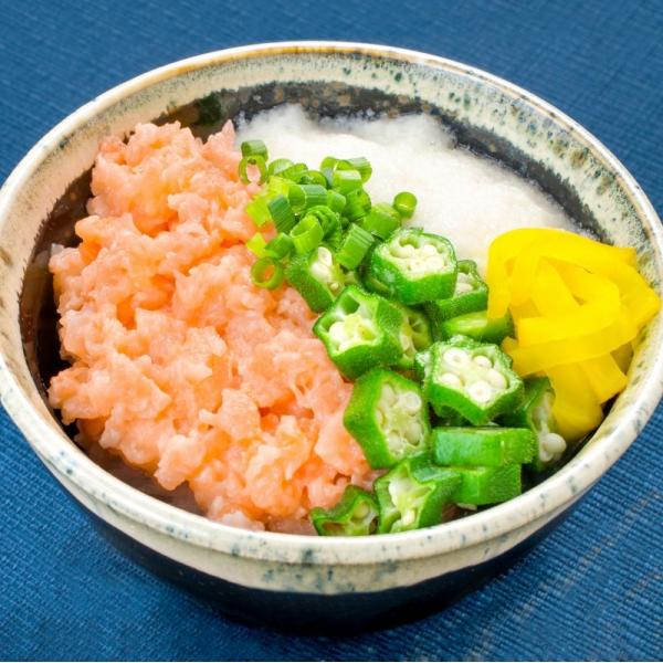 (サーモン 鮭 サケ) ネギトロサーモン80g 5個 海鮮丼 :negitoro-salmon-80g-5p:うに カニ まぐろなら築地の王様 - 通販 - Yahoo!ショッピング