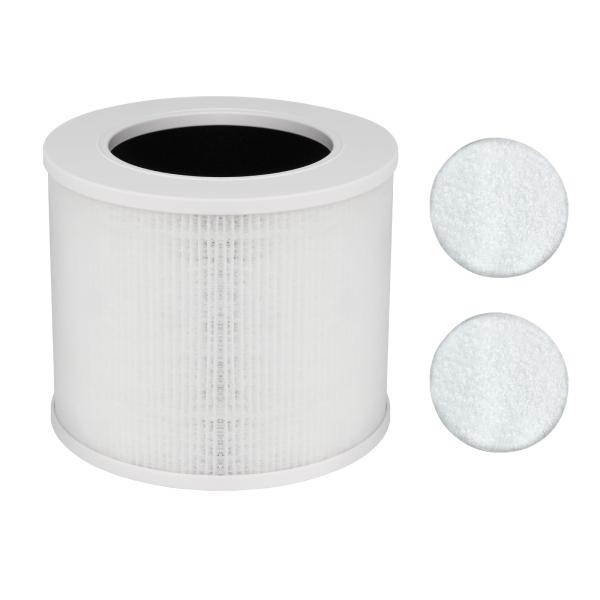 HOUQUA 空気清浄機 交換フィルターCore mini 用 フィルター Core Mini-RF HEPA交換用フィルター LEVOIT【商品説明】・?【集じん 除菌 脱臭3イン1フィルター】このフィルターにはプレフィルター、True ...