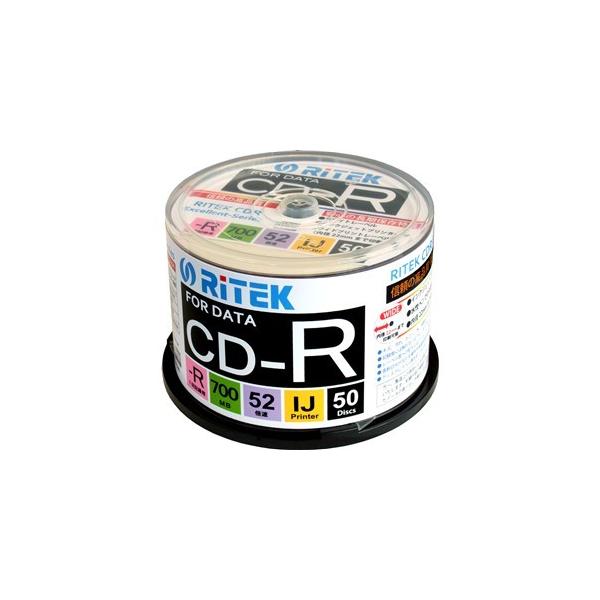 RiTEK　データ用CD-R　50枚　CD-R700EXWP.50RTC 120