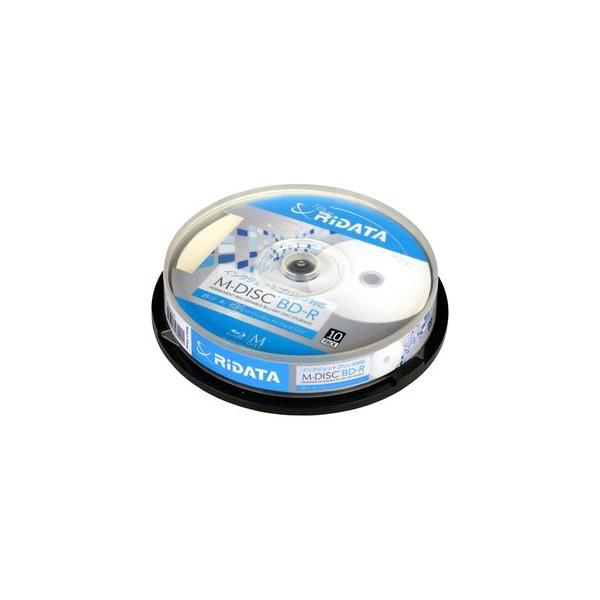 RiDATA　M-BDR25GB.PW10SP　M-DISC　BD-R　4倍速　25GB　10枚スピンドルケース 120
