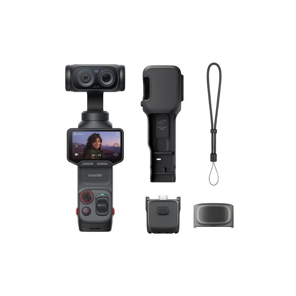 Insta360 CINSABTA-LUNAULTRA01 ジンバルカメラ insta360 Luna デュアルレンズ搭載 1インチ8Kセンサー採用 OLEDタッチスクリーン ブラック 15