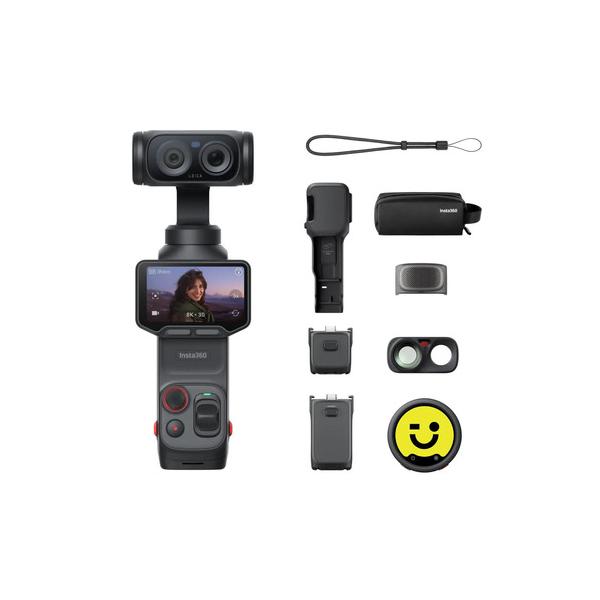 Insta360 CINSABTA-LUNAULTRA03 ジンバルカメラ insta360 Luna デュアルレンズ搭載 1インチ8Kセンサー採用 OLEDタッチスクリーン ブラック 15