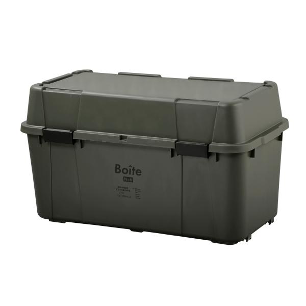 ベストコ Boiteガレージベランダコンテナ105L カーキ MA-4016  446