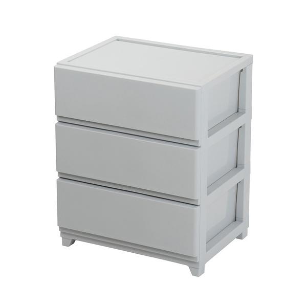 JEJアステージ デコニーSVＷ3段LG デコニーシーヴォワイド チェスト ライトグレー 446